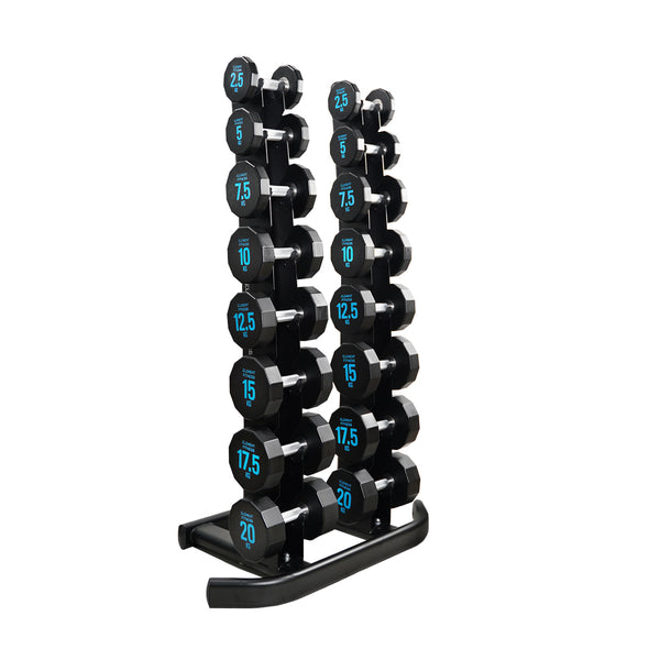 Element Fitness Weight Set Dumbbells + Vertical Rack 180kg – Chris Sports