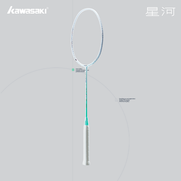 Kawasaki Honor Galaxy Badminton Racket - Unstrung – Chris Sports